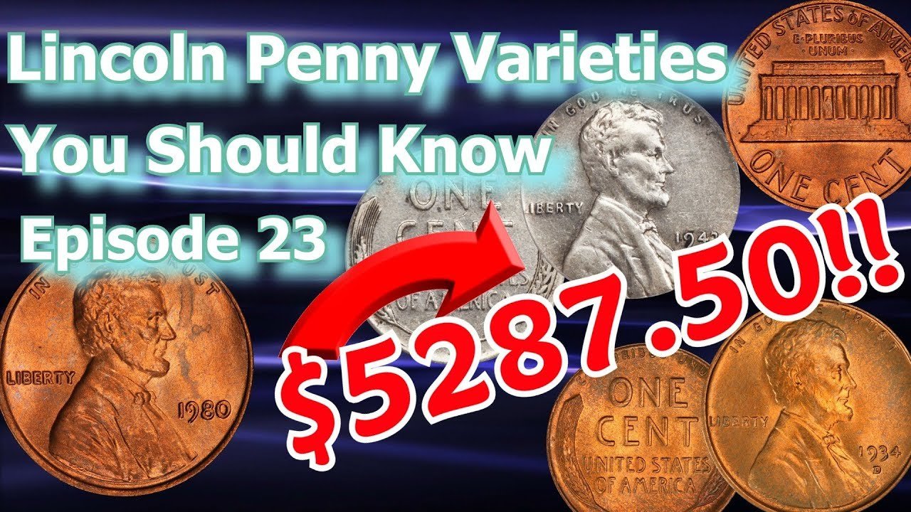 Lincoln Penny Varieties You Should Know Ep. 23 - 1980, 1934, 1943 and ...